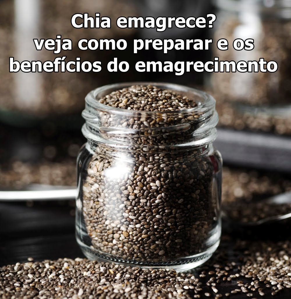 Chia Emagrece? veja aqui os benefícios e como preparar